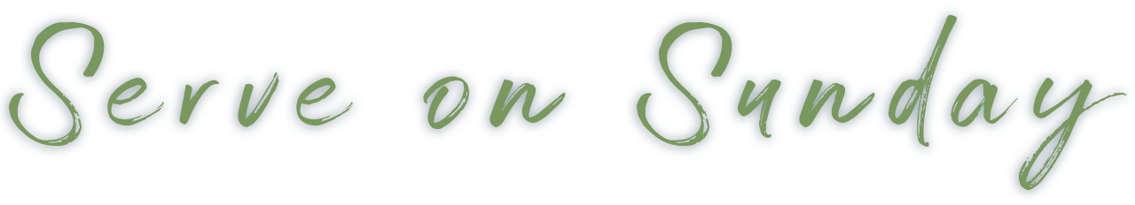 Sunday Serve - Grace Fellowship Church